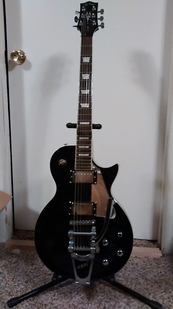 Jay Turser JT-220 Black/Chrome | Reverb