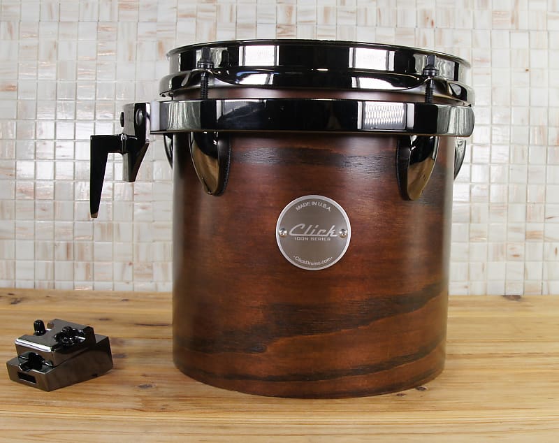 Click Custom Icon 8x8 Ash 8ply Tom Tom Burnt-Honey Satin Oil | Reverb