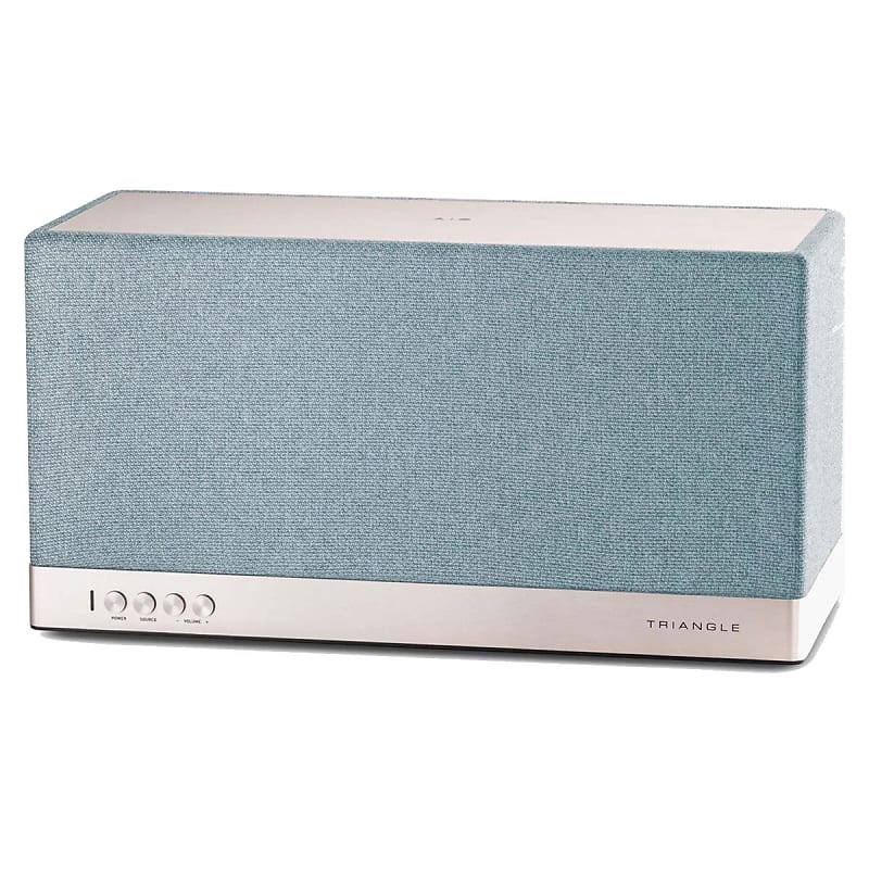 Triangle Wireless Bluetooth WiFi Speaker - AIO 3, Artic Blue | Reverb