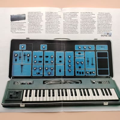 Moog Sonic Six Brochure - RARE - 1974 | Reverb