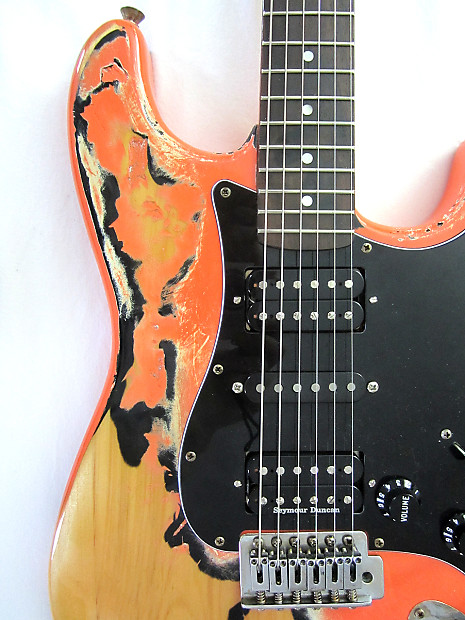 Relic Road Worn Custom 'Squier by Fender' Stratocaster HSH | Reverb