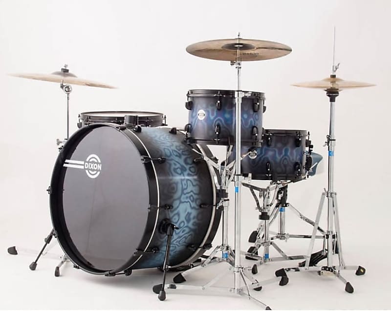 Dixon - Limited Edition - 4-pc Drum Kit - Motion Blue Burst | Reverb