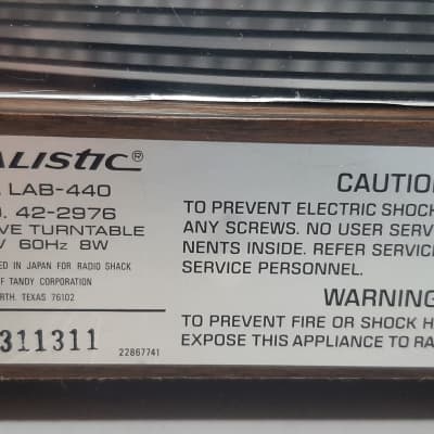 Realistic LAB 440 1982 - Walnut veneer | Reverb