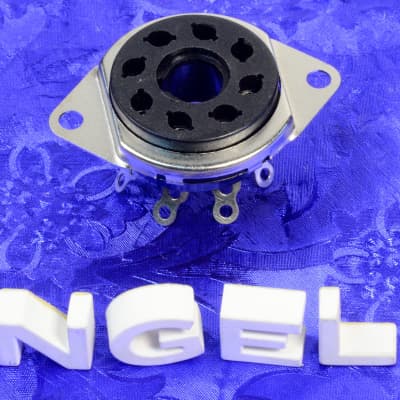 8 Pin Octal Top Chassis Mount Tube Socket For Old Fender Amps | Reverb