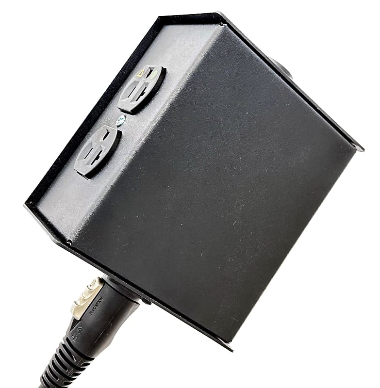 True1 To Quad Edison NEMA 5-15R Breakout Stage Power Box With | Reverb