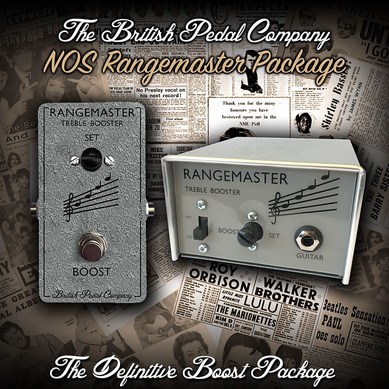 British Pedal Company NOS Dallas Rangemaster Package | Reverb