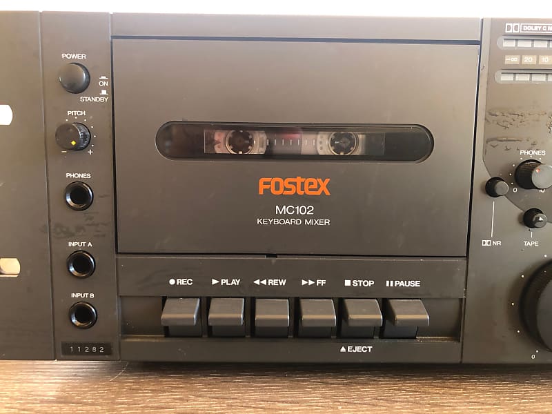 Fostex MC 102 Keyboard Mixer Cassette Recorder Rack Mount | Reverb
