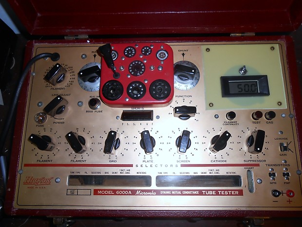 Hickok 6000a Tube Tester - Calibrated- digital meter | Reverb