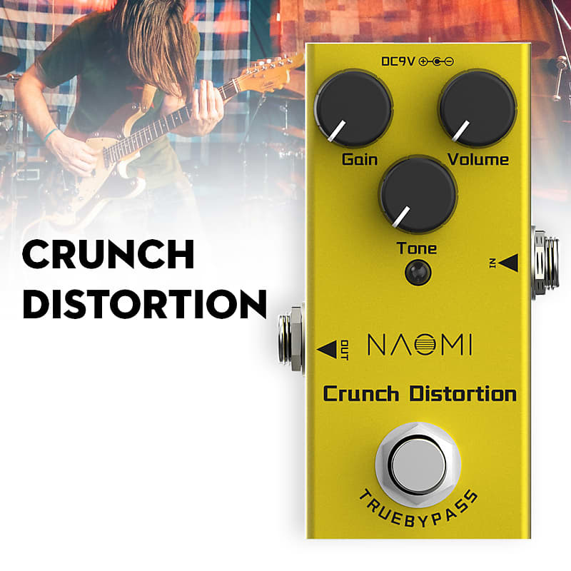 Crunch Distortion Effects Pedal Mini Pedal Super Compact! | Reverb