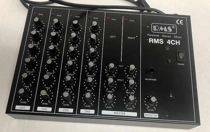 RMS 4 Channel Mixer | Reverb