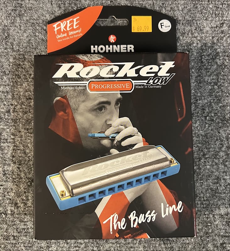 Hohner Rocket Progressive Harmonica - Low F | Reverb