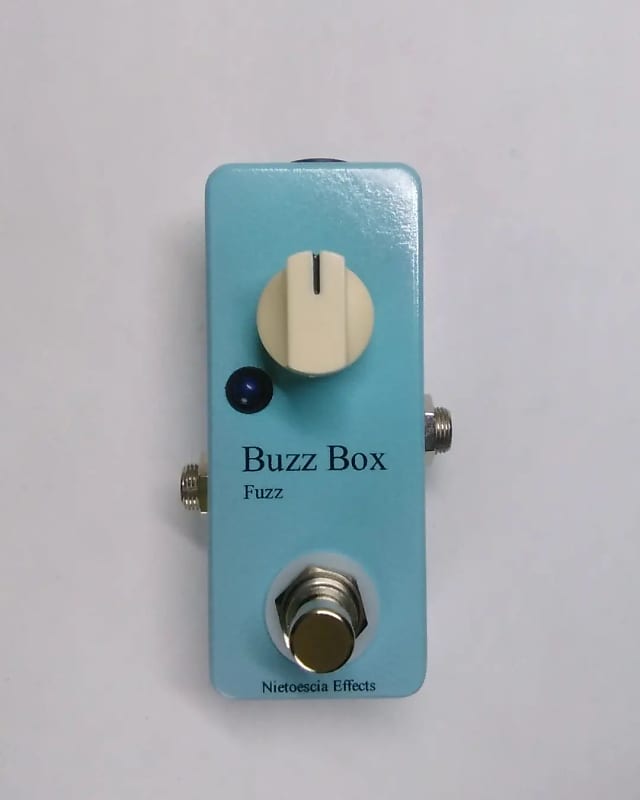Nietoescia Effects Buzz Box Fuzz 2023 - Light Blue | Reverb UK