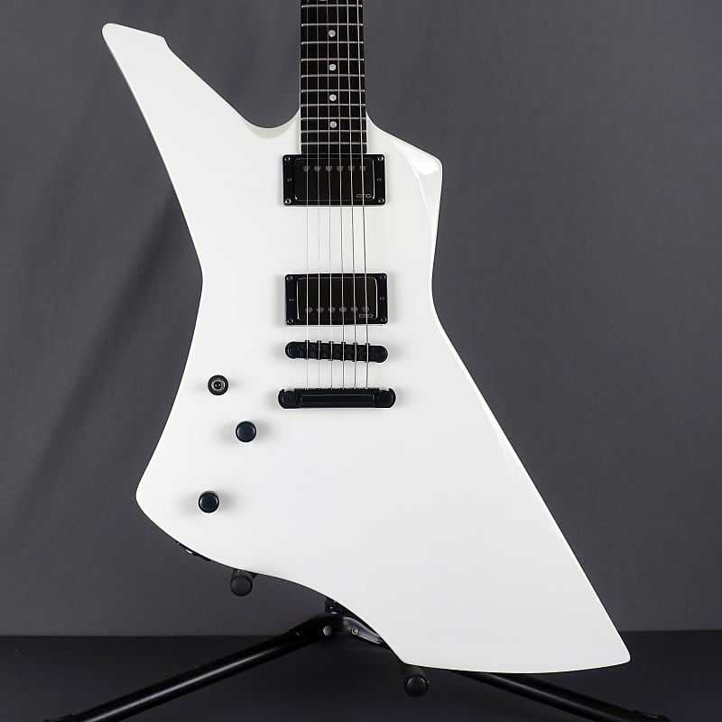2013 ESP LTD James Hetfield Snakebyte White Left-Handed Lefty | Reverb