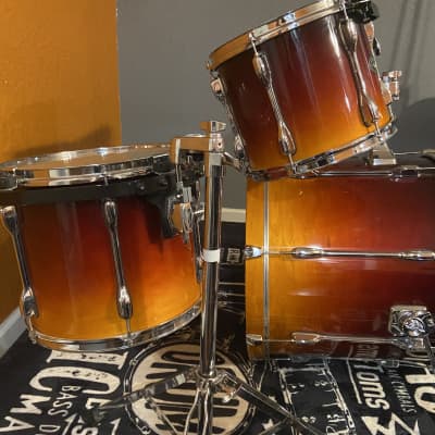 Tama Rockstar Custom Sunburst Drum Set | Reverb