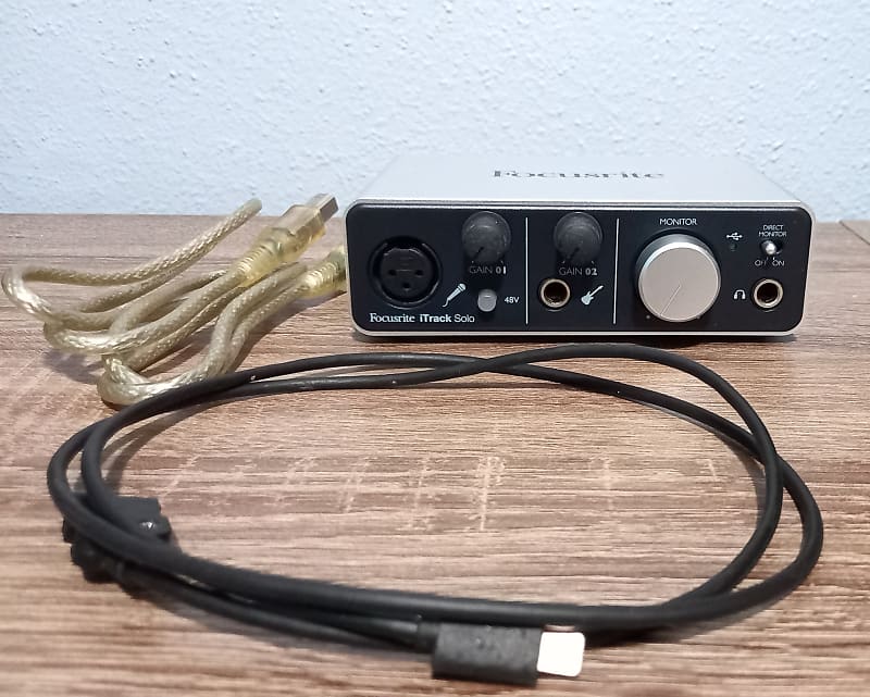 Focusrite Itrack Solo Usb Audio Interface Tested Reverb