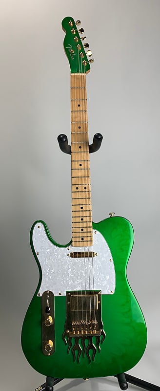 Fender Copy Telecaster 2015 Green | Reverb