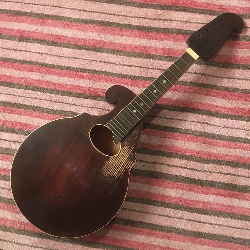 Vintage 20's-30's Regal Reverse Scroll Mandolin Project | Reverb