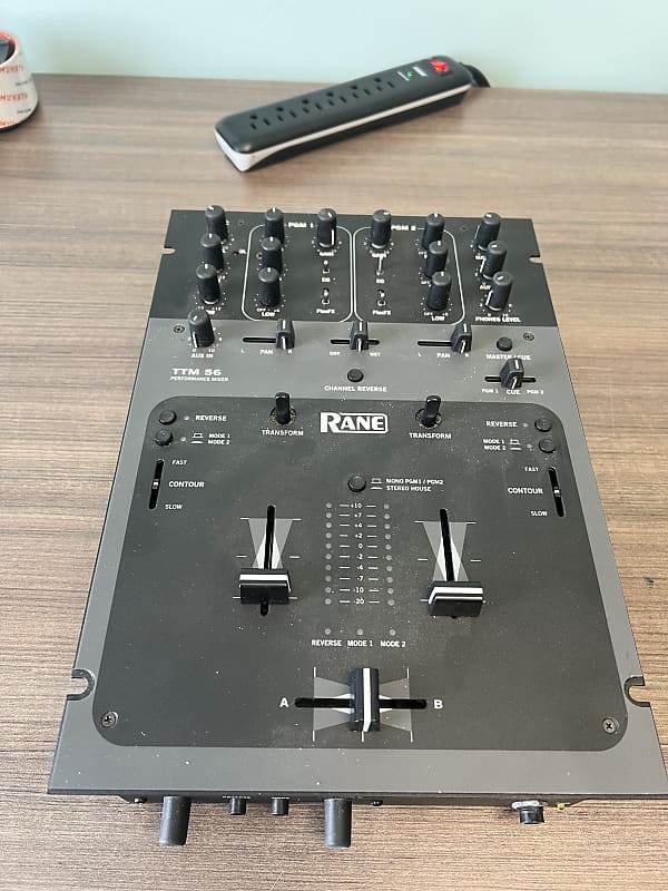 Rane TTM-56 Black Professional 2-Channel DJ Mixer | Reverb