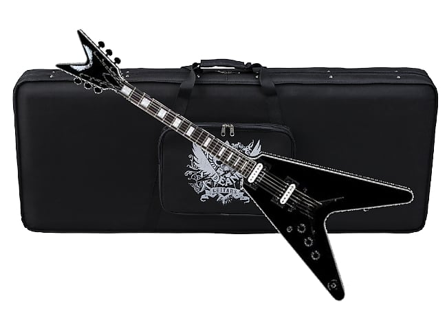 Dean V Select LEFTY electric guitar Classic Black LEFT-HANDED | Reverb