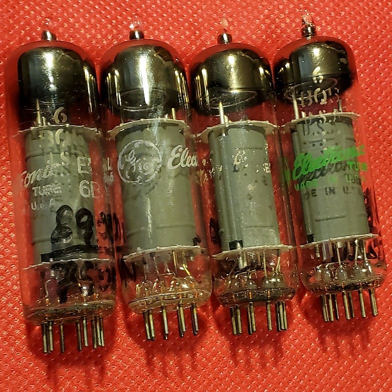 General Electric El84 1961 Matched Quad. | Reverb