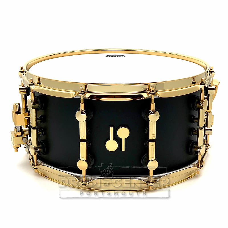 Sonor SQ2 Medium Maple Snare Drum 14x7 Dark Satin w/Gold | Reverb