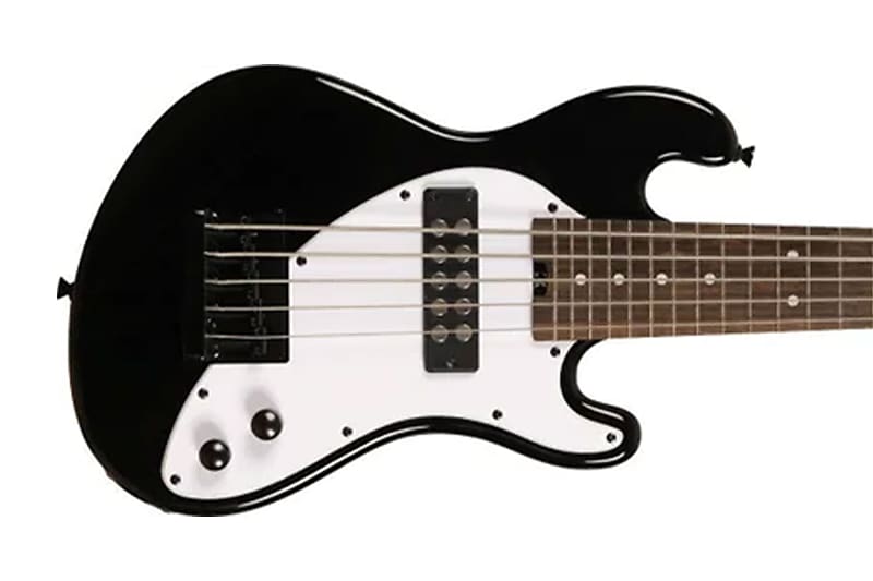 Kala UBASS-SB5-BK-FS Solid Body 5-String Jet Black Fretted | Reverb