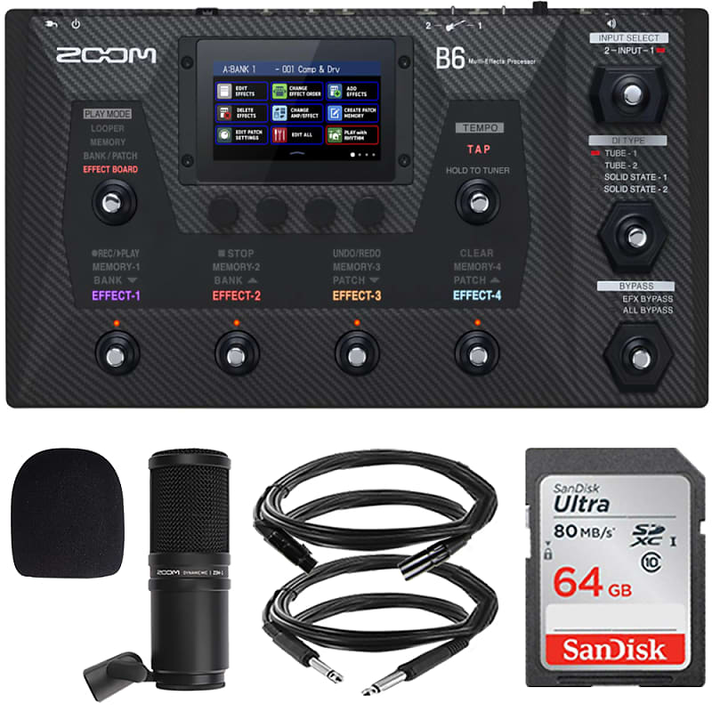 Zoom B6 Multi-Effects Processor for Electric Bass + Zoom | Reverb