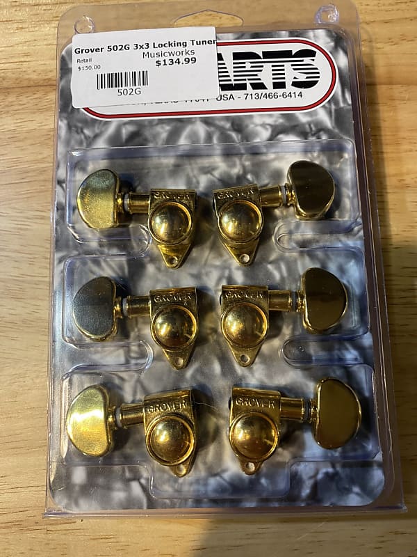 Grover Rotomatic tuners gold Set B | Reverb