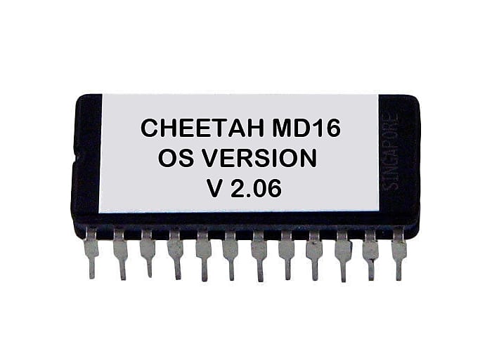 Cheetah MD16 OS V. 2.06 firmware update upgrade EPROM MD-16 | Reverb