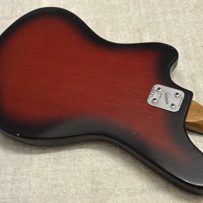 1965 Hitachi Splendor SG-803 Offset Guitar Japan MIJ Redburst | Reverb