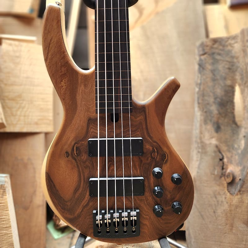 Overwater Progress Series IV Fretless 5-String - Natural | Reverb