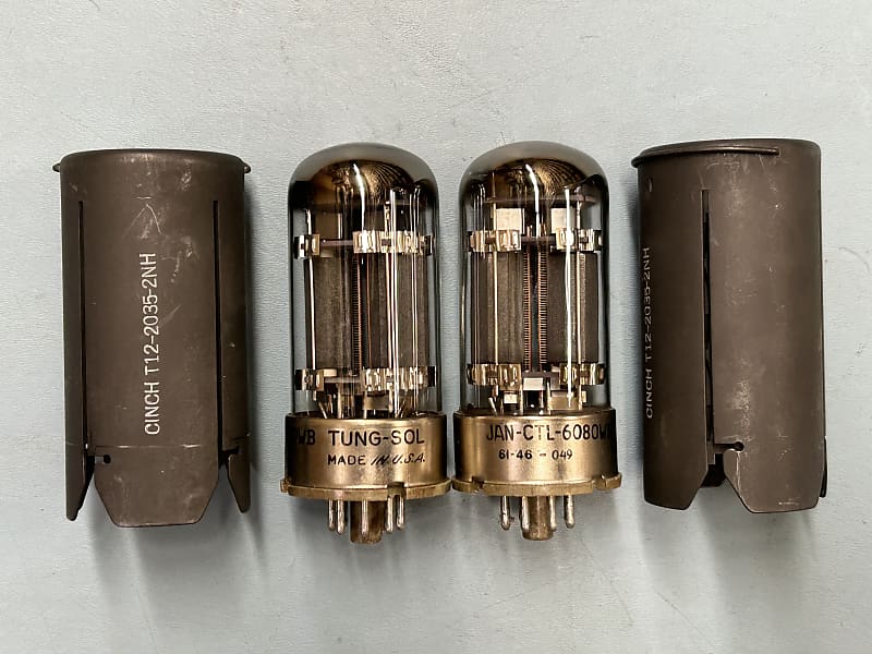 Vintage NOS Raytheon/RCA/GE/Bendix Jan 6080WB Vacuum Tubes - | Reverb