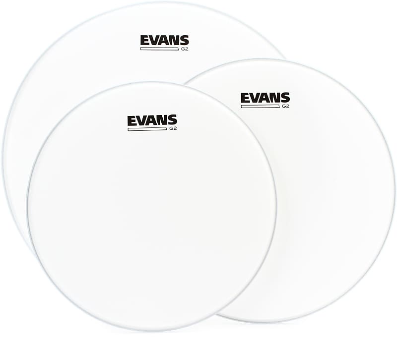 Evans G2 Coated 3-piece Tom Pack - 12/13/16 inch (2-pack) | Reverb