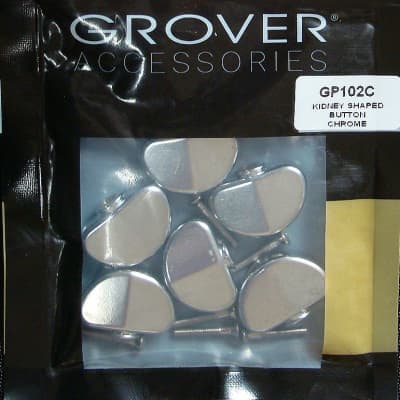 Grover GP102C Standard Kidney Bean Button Set, Chrome | Reverb