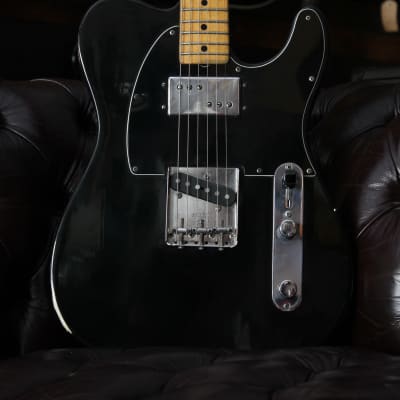 Fender Telecaster 1976 - Custom color black | Reverb