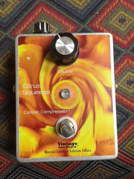 Vintage Tone Project Citrus Squeeze Classic Compressor Dan | Reverb