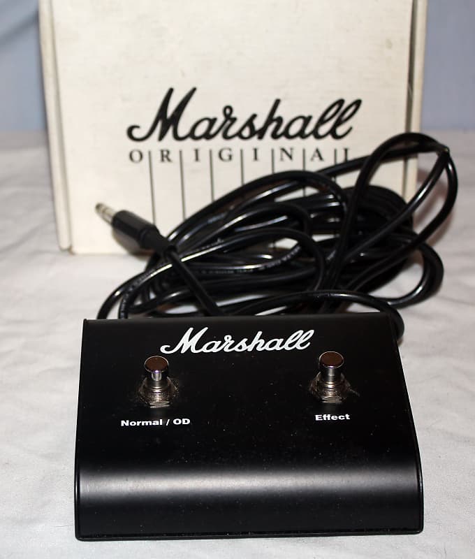 Marshall two button footswitch PEDL 90009 black | Reverb