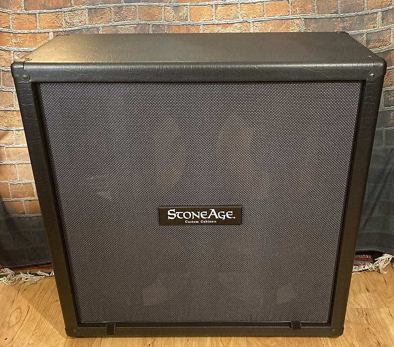 #1 Stone Age Beast 412 4x12 Cabinet Empty 2009 (Black Tolex) | Reverb