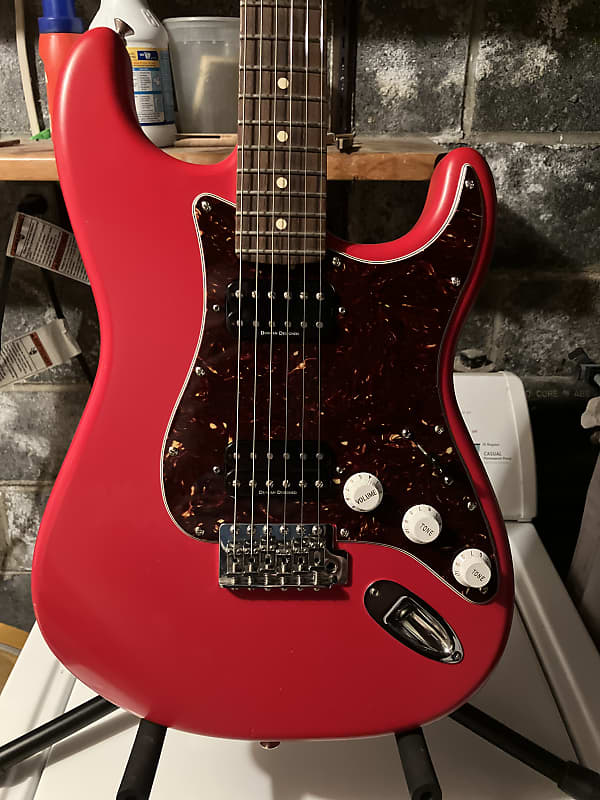 Fender FSR Hot Rod Strat HH 2016 - Hot Rod Red + Bag | Reverb