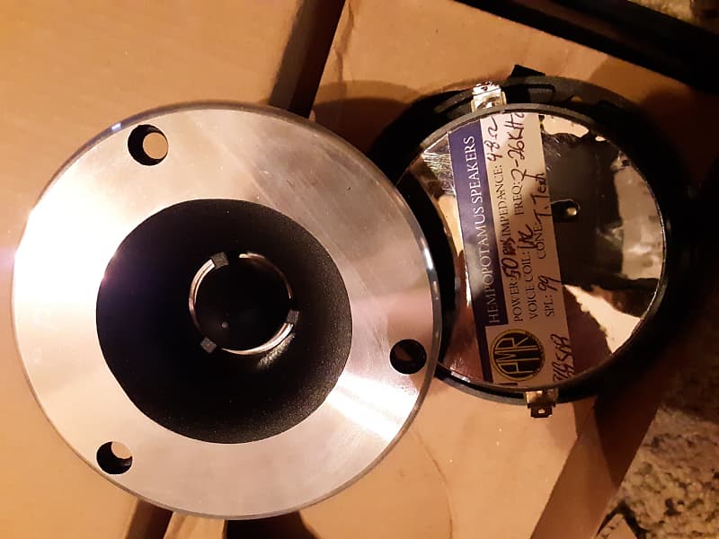 Compression tweeters aluminum flares PAIR fits many, many | Reverb