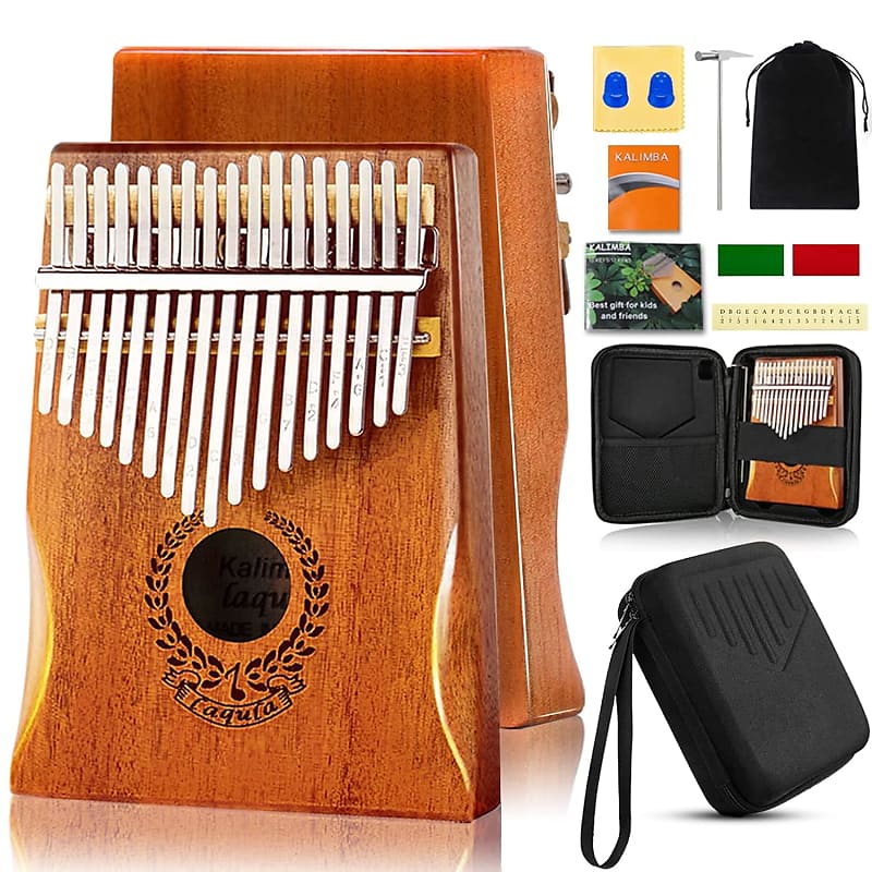 Thumb Piano 17 Keys - Portable Mbira Sanza Finger Piano | Reverb