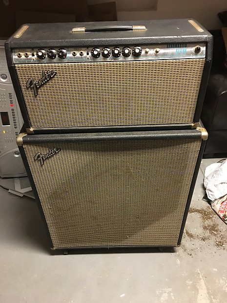 1974 Fender Bandmaster Reverb TFL5005D head w/ 2x12 cab and | Reverb