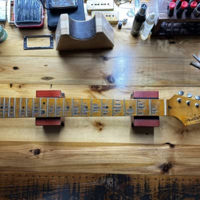 Warmoth Stratocaster 2021 Snow Cone Metal Flake | Reverb