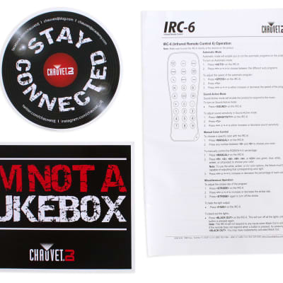 Chauvet IRC 6 Infrared Lighting Remote Control | Reverb