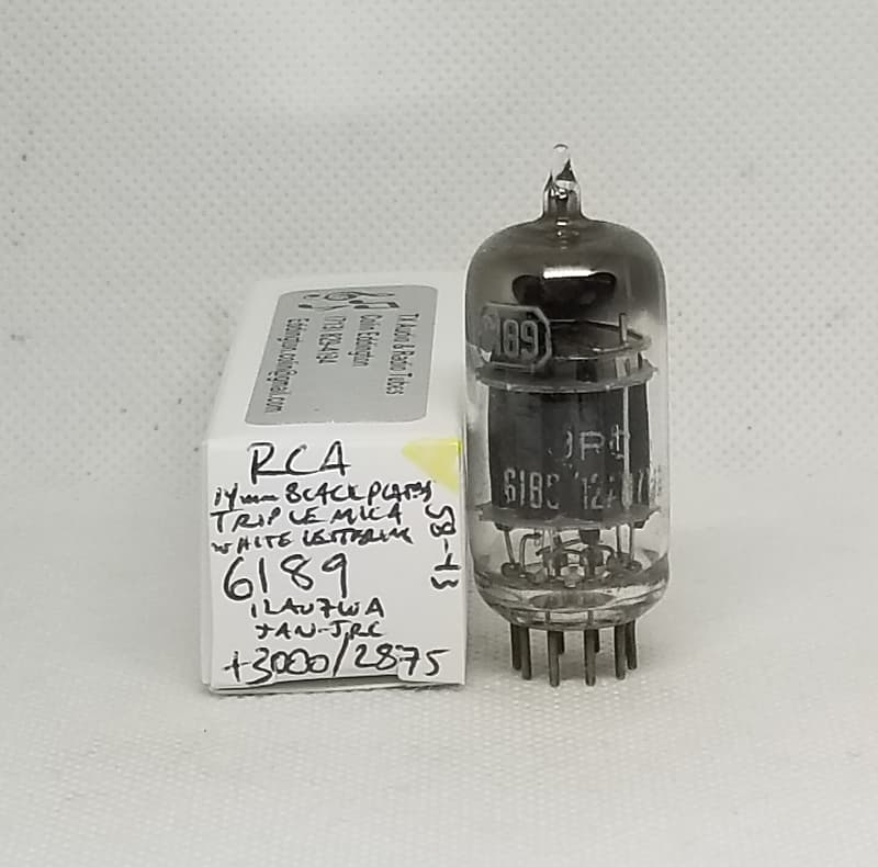 RCA JAN 6189 Well Balanced (4.1%) Single NOS 12AU7 12AU7A | Reverb