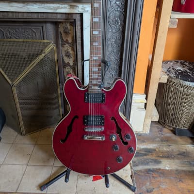 Alden AD Western Star Semi Acoustic Guitar Green Sparkle | Reverb UK