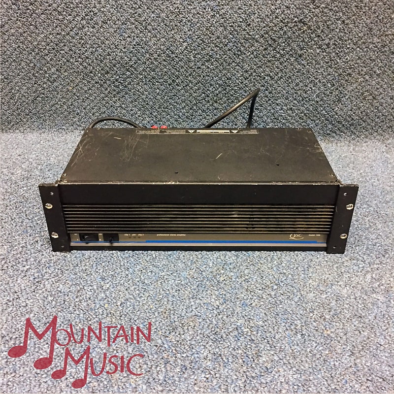 QSC Series One 1400 Power Amplifier 1980's | Reverb