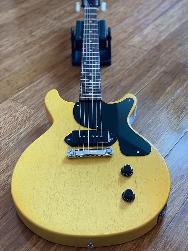 Edwards ESP Scarce Japanese TV Yellow Double Cut Junior MIJ | Reverb