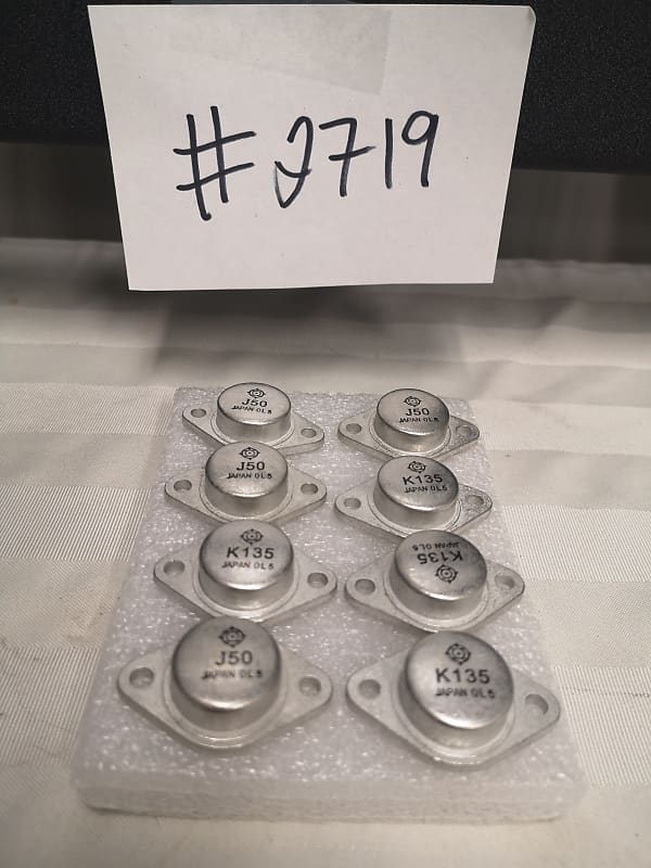 Transistor HITACHI TO-3 2SJ50+2SK135 J50+K135 NEW 4 Pairs | Reverb