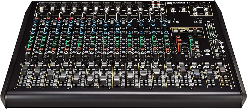 RCF F-16XR 16-Channel Mixing Console With Multi-Fx & | Reverb